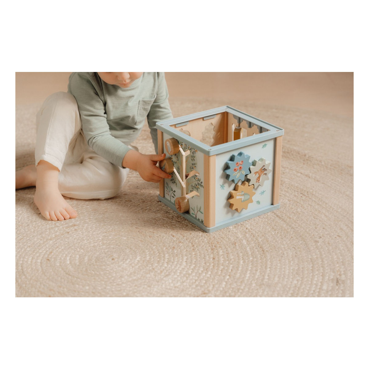 Didaktična kocka Forest Friends (18m+), Little Dutch (LD7231)