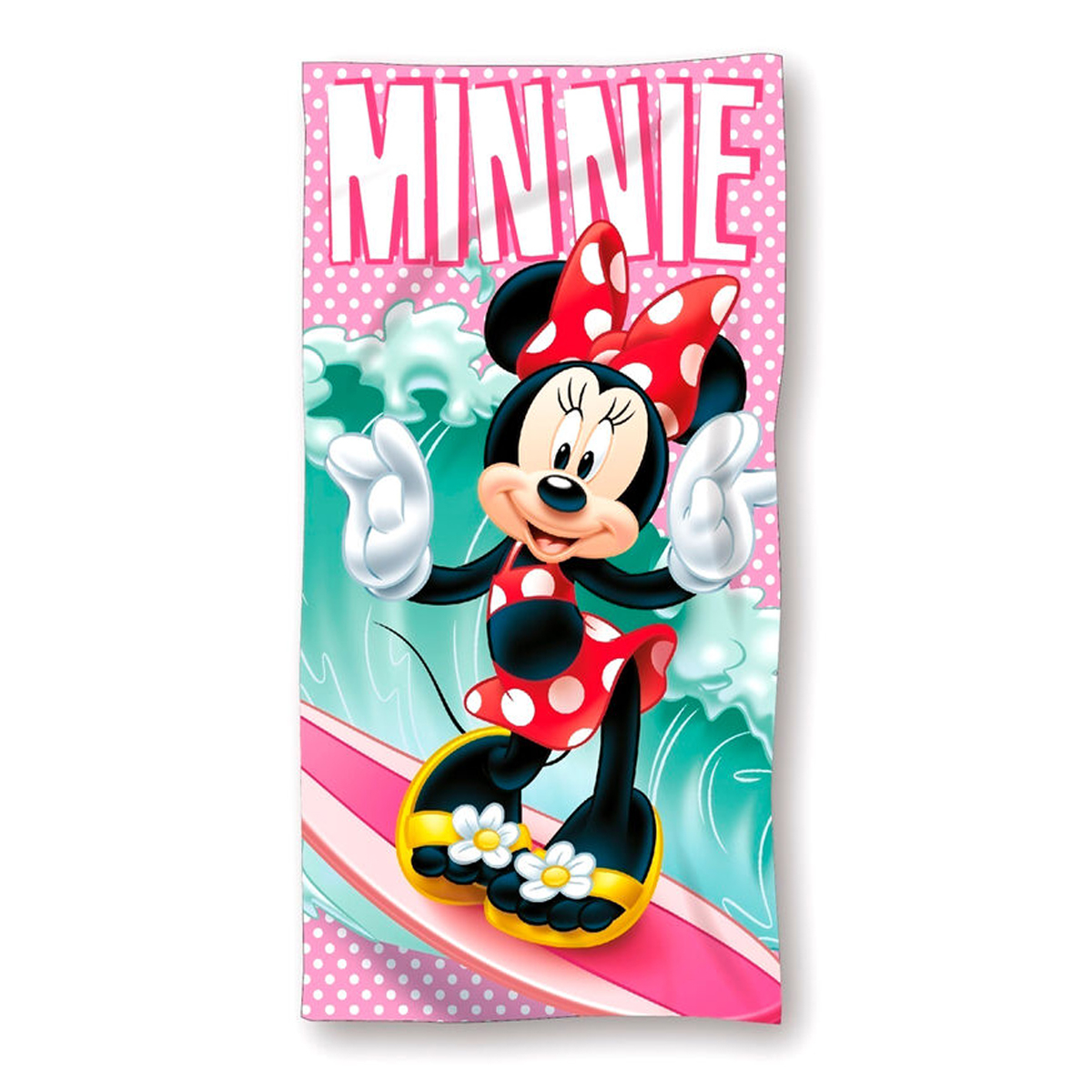 Kopalna brisača MINNIE MOUSE surf, 70x140 cm, ©DISNEY