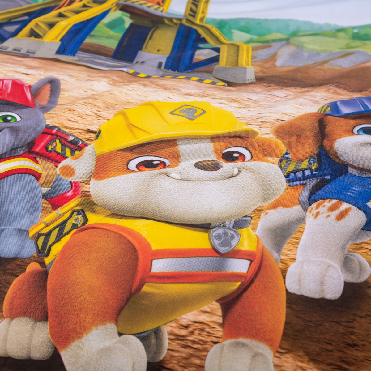 2-delna posteljnina Paw Patrol RUBBLE & CREW 140x200 cm