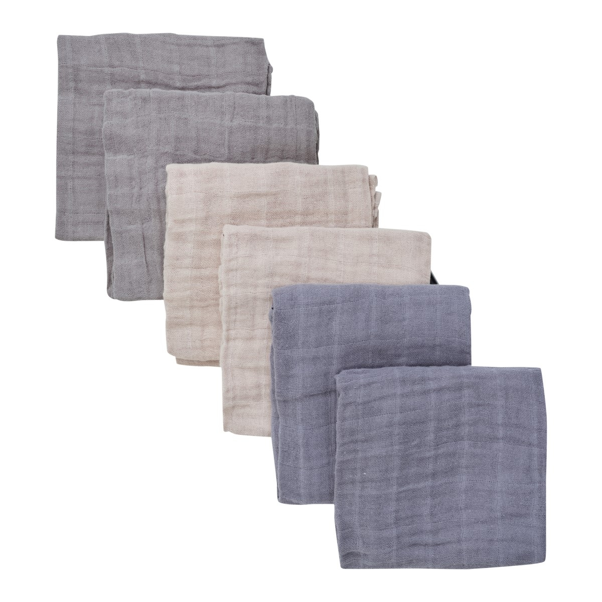 Bež-sive tetra plenice iz organskega bombaža Pippi®