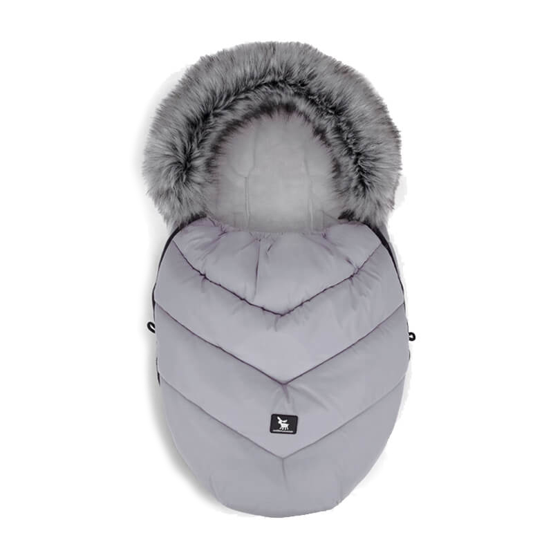 Siva zimska vreča MINI Moose YUKON, 84x50 cm, Cottonmoose